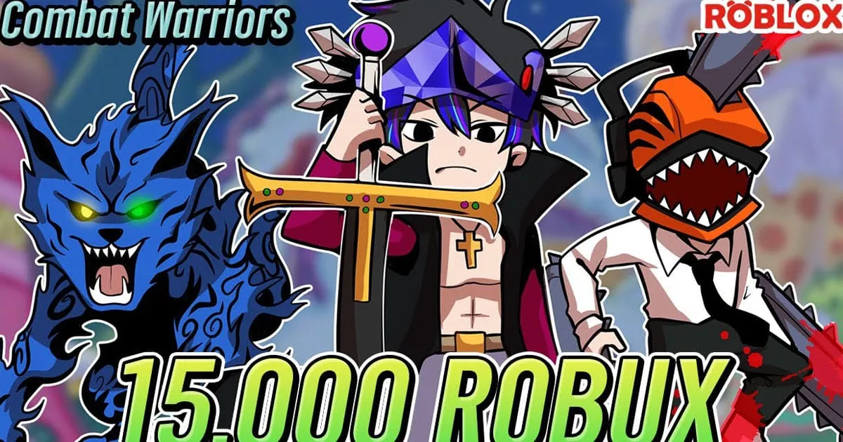 ใช้ 15,000 ROBUX เป็นนักรบที่เเข็งเเกร่งที่สุด ใน Combat Warriors - MAOKUMA