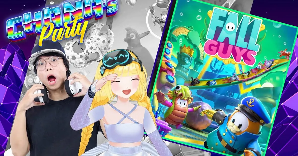 Team OS x @ ChanaVtuber พาน้องไปป่วน กันในเกม Fall Guys | Chana’s Party