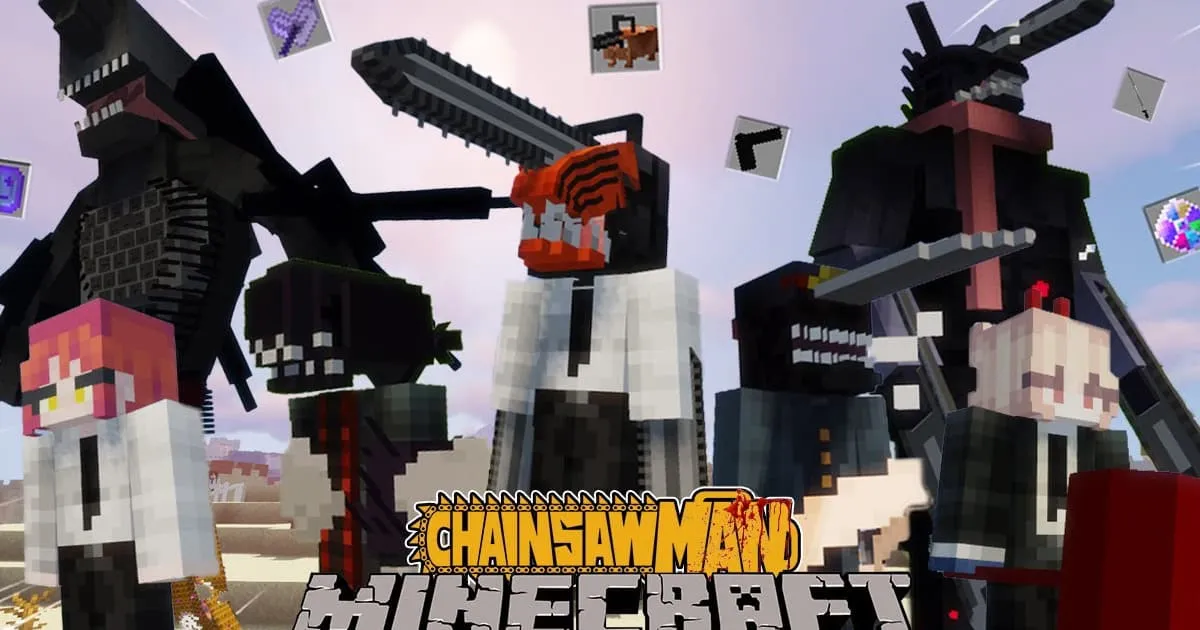 จะเป็นอย่างไร? เมื่อมี "ม๊อดเชนซอแมนสุดเฟี้ยว" ใน Minecraft!? (Chainsaw ...