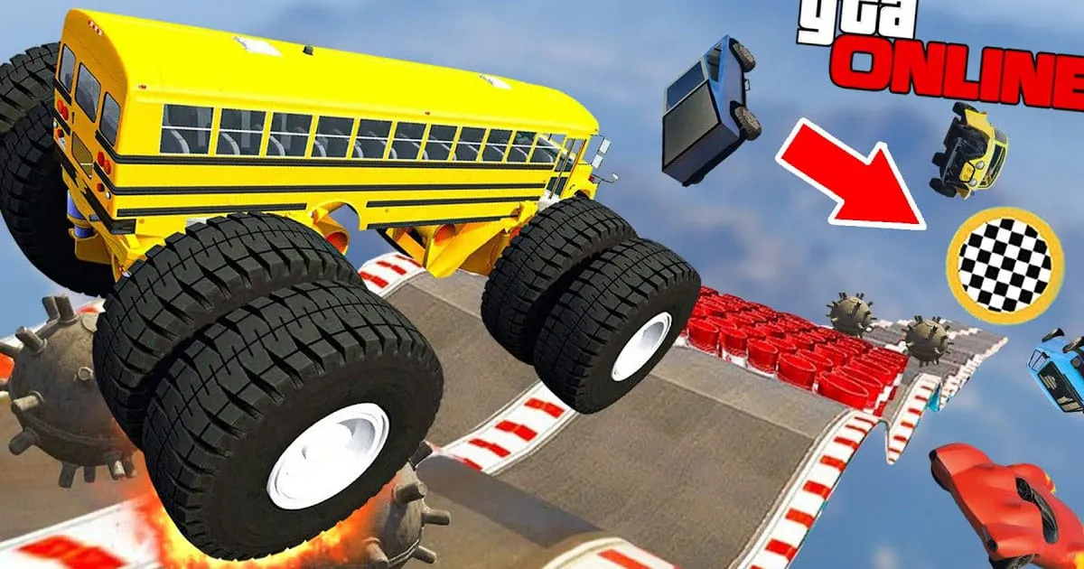 (ถึงขั้นตะลึง) ด่านขึ้นลงที่มีคนเล่นด้วยเยอะที่สุด(15 คน?) (GTA 5 ...