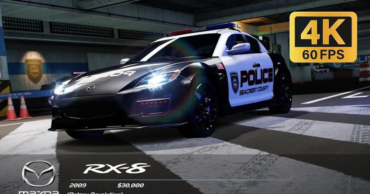 Mazda RX-8 POLICE Car/Need for Speed Hot Pursuit Remastered