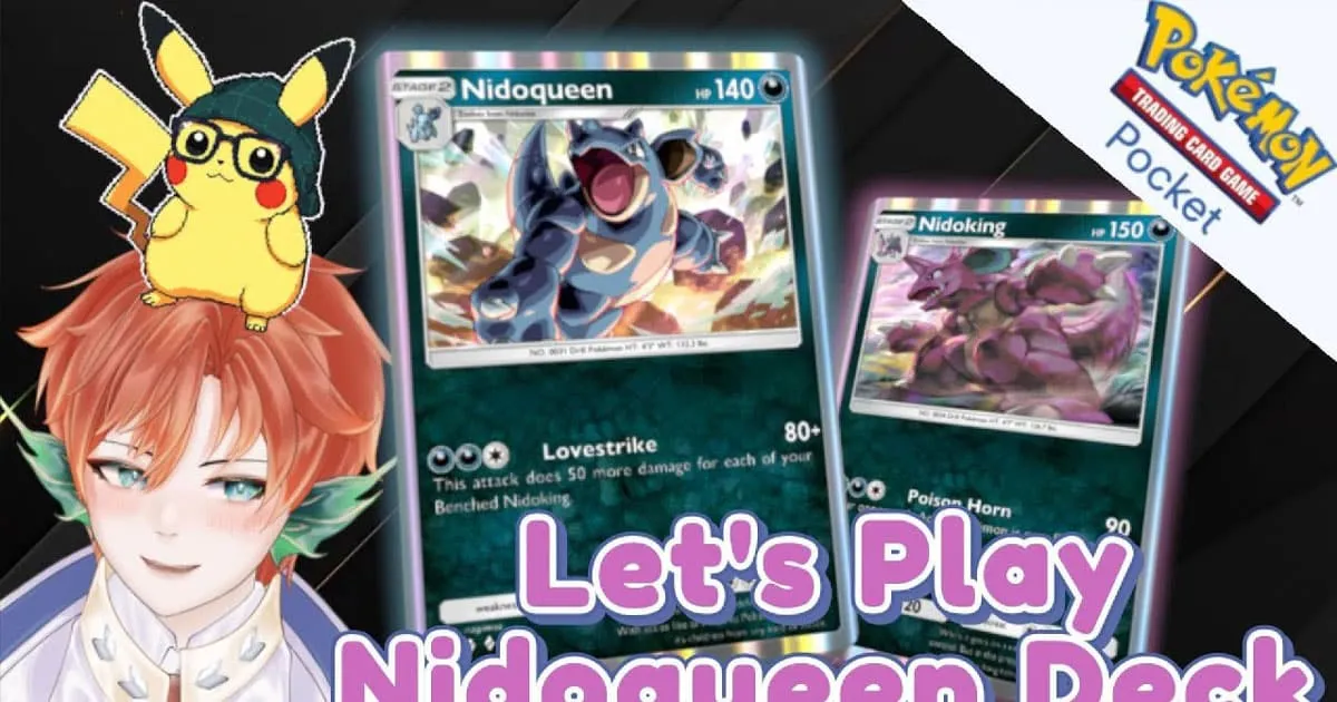 Pokemon TCG Pocket : Nidoqueen Deck ตัวใหญ่ตีโหด!!