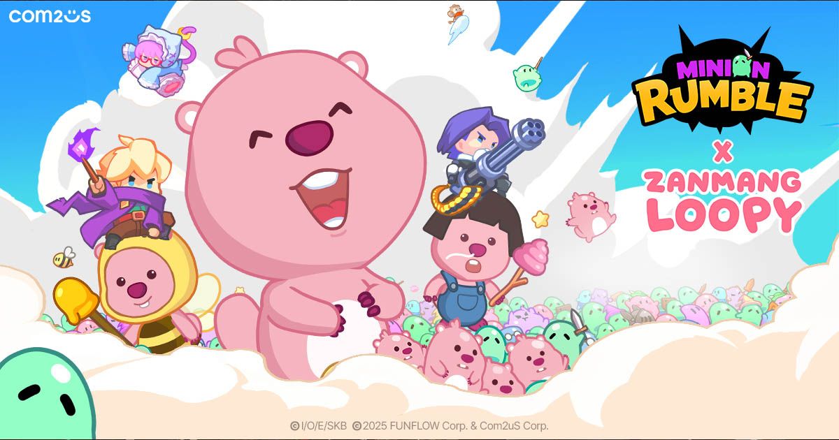Minion Rumble ผลงานใหม่จาก Com2uS เผยอัปเดตคอลแลปส์ Zanmang Loopy จอมป่วน