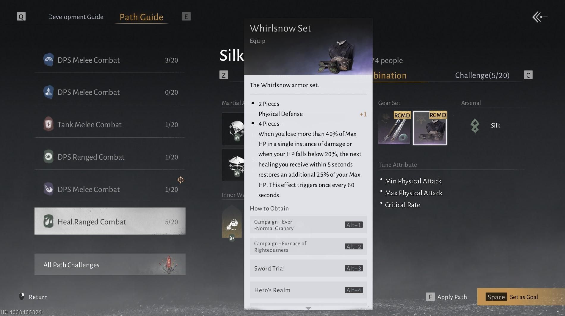 [ไกด์เกม] Where Winds Meet - Gear Sets เซ็ตอุปกรณ์ รายละเอียดเอฟเฟกต์ ...