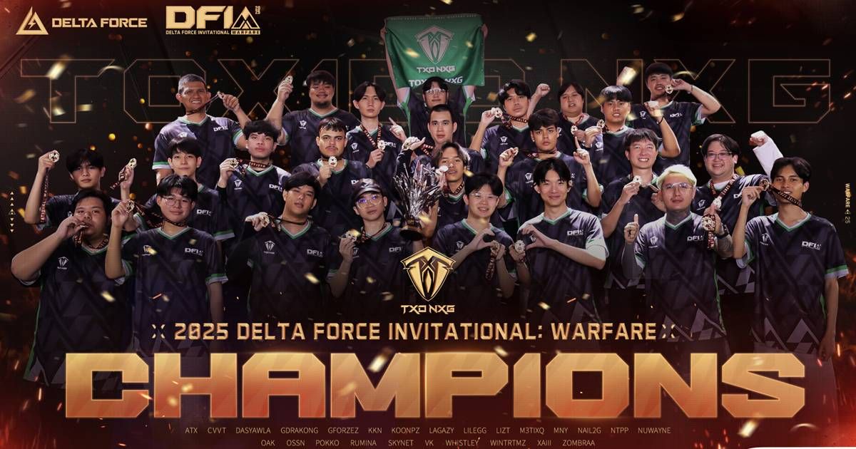 Toxido Next Generation อีสปอร์ตไทยคว้าแชมป์โลก ศึก Delta Force ...