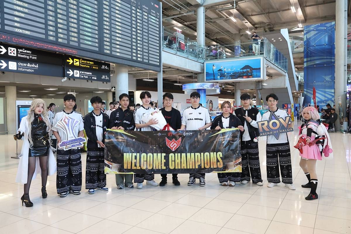 ไทยแชมป์ 3 ปีซ้อน! Garena RoV ต้อนรับคณะนักกีฬาอีสปอร์ตไทย หลัง “Full ...